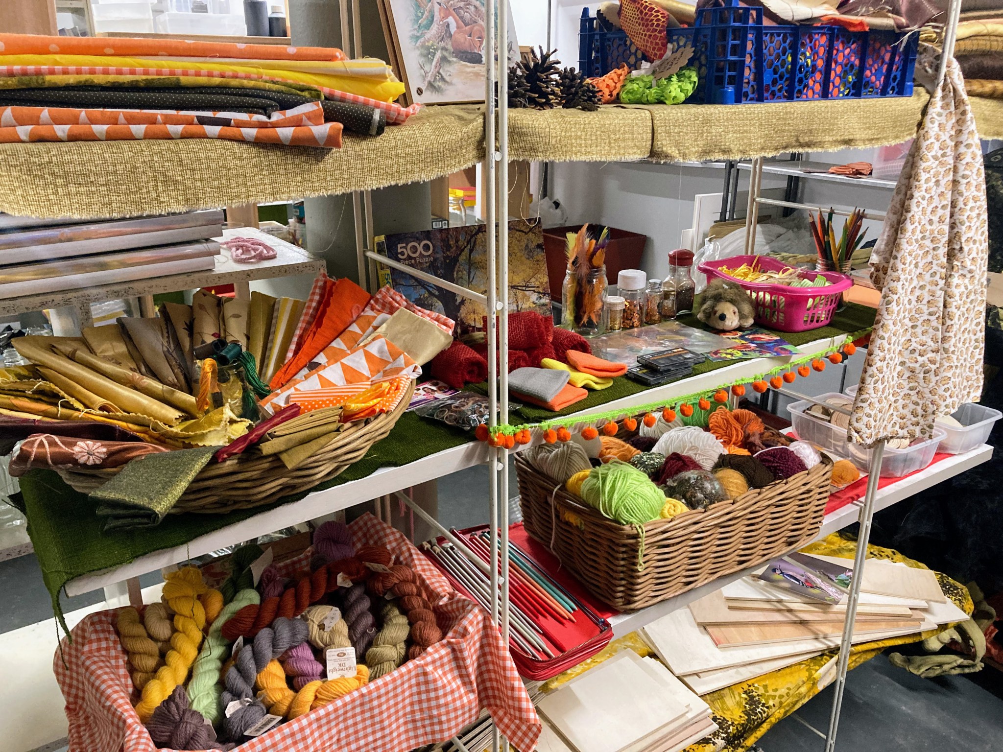 Zigzag Scrapstore CIC – Creative treasure in a big basement