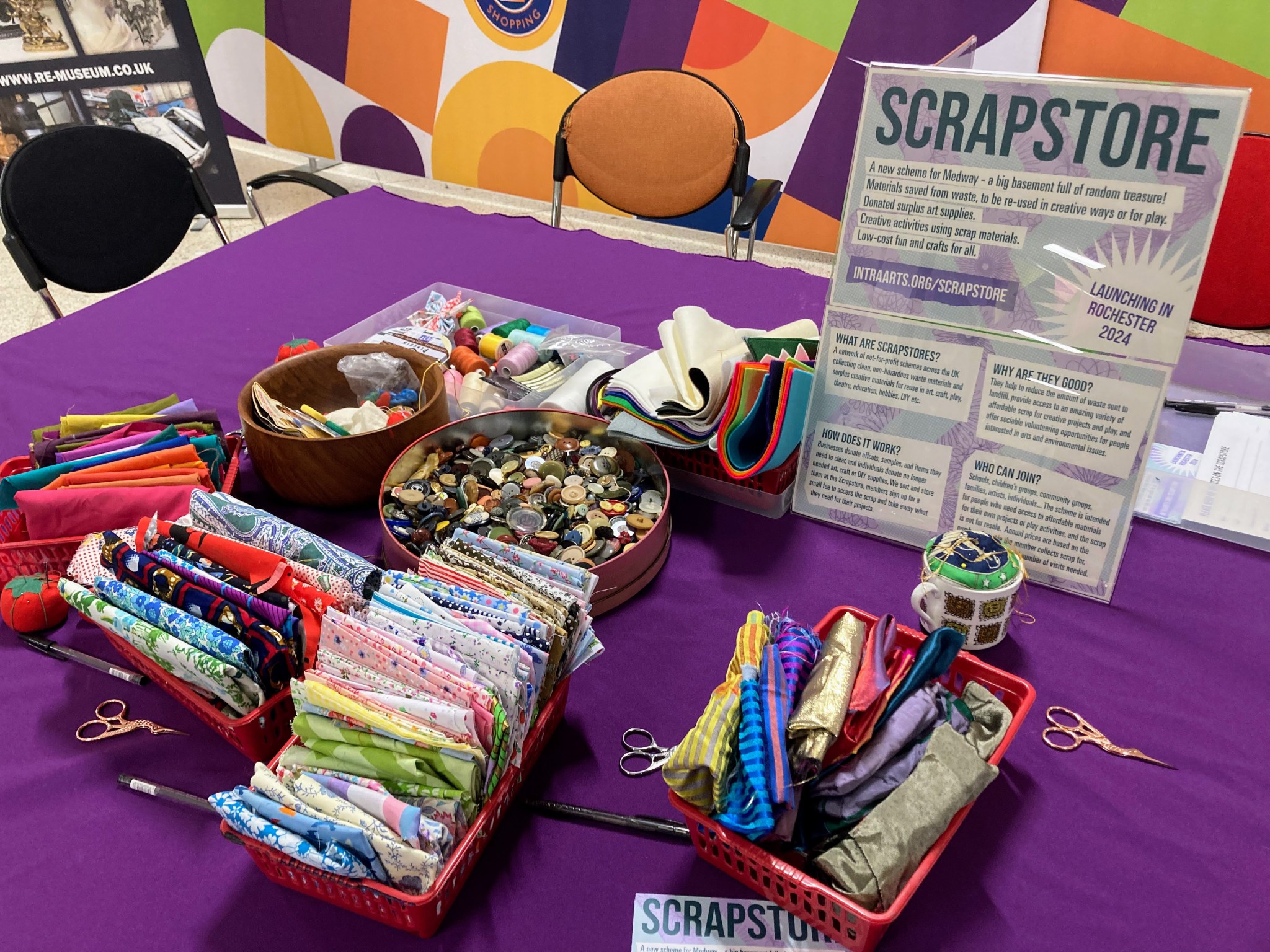 Zigzag Scrapstore CIC – Creative treasure in a big basement