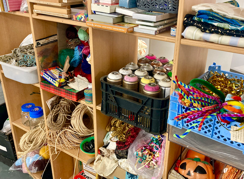 Zigzag Scrapstore CIC – Creative treasure in a big basement