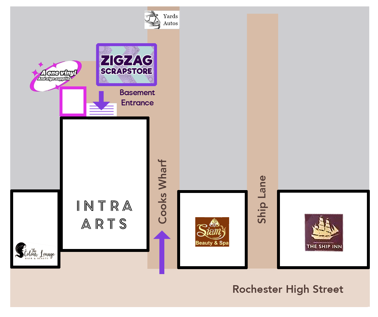 Zigzag Scrapstore CIC – Creative treasure in a big basement